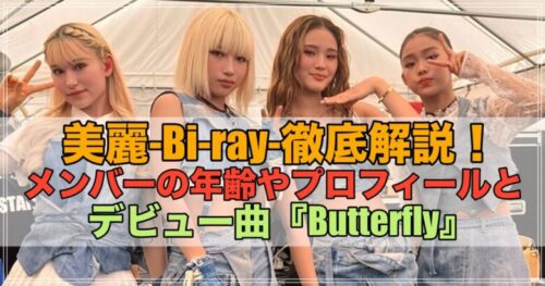 美麗-Bi-ray-徹底解説！メンバーの年齢・プロフィールとデビュー曲『Butterfly』 | スギちゃんブログ